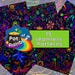 Doodle Glow Seamless Patterns: Psychedelic Neon Backgrounds (digital ...