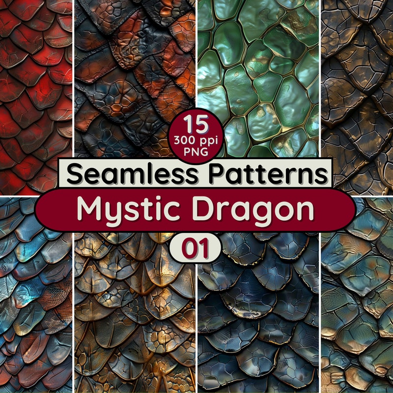 Dragon Scales Patterns Printable - Etsy