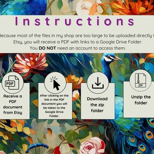 Seamless PNG Digital Patterns Peacock Background Scrapbook Invite ...