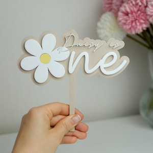 Daisy Cake Topper | 1st Birthday | 2nd Birthday | Boho Style Birthday ...