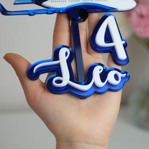 Airplane Cake Topper Set | Airplane Cake Topper | Boeing Topper | Plane ...