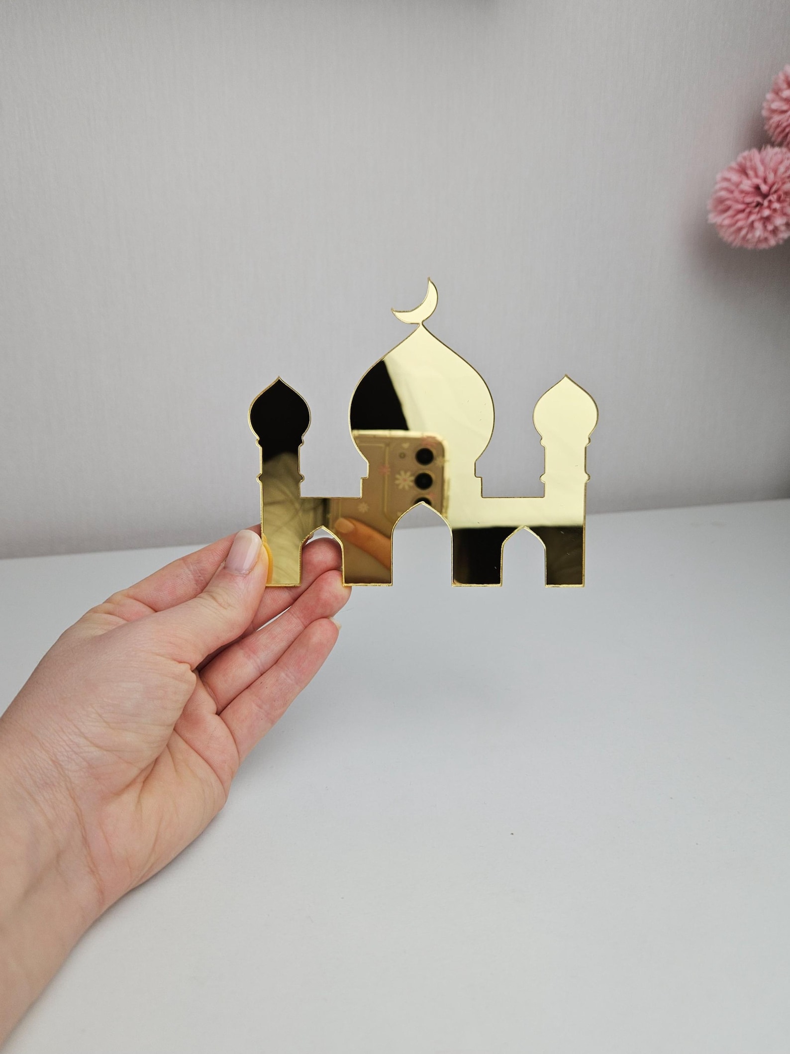 Umrah Mubarak Cake Topper: Acrylic Mosque Decoration - Etsy