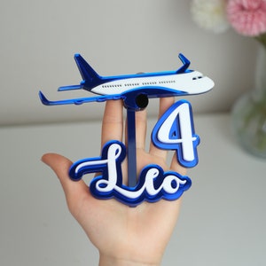 Airplane Cake Topper Set | Airplane Cake Topper | Boeing Topper | Plane ...