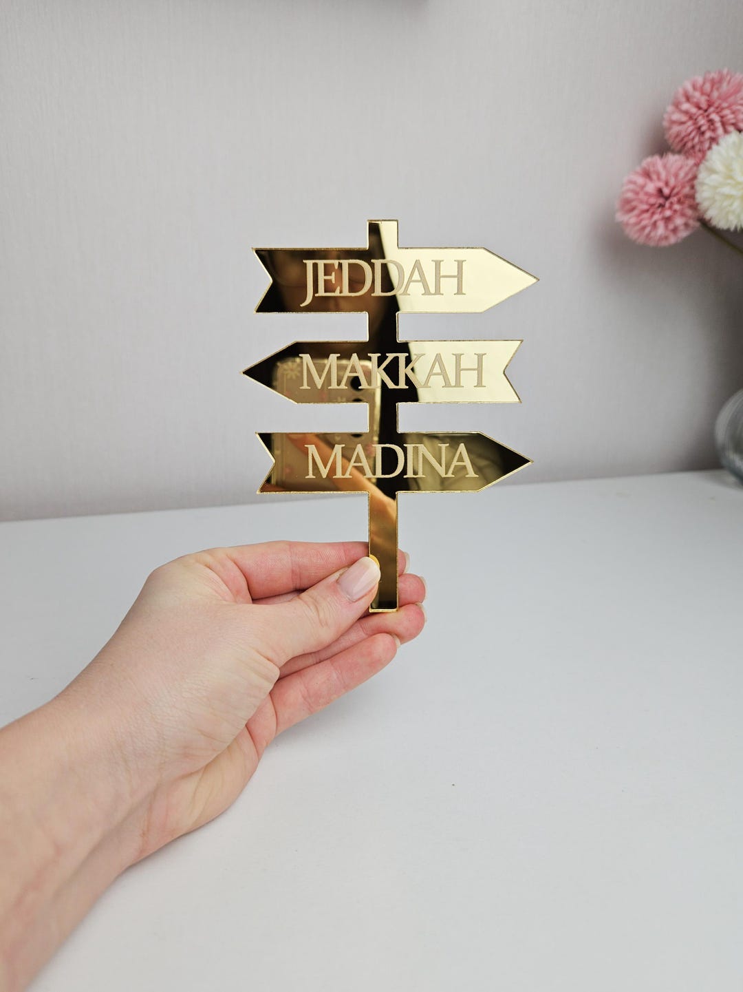 Umrah Mubarak Cake Topper: Acrylic Mosque Decoration - Etsy