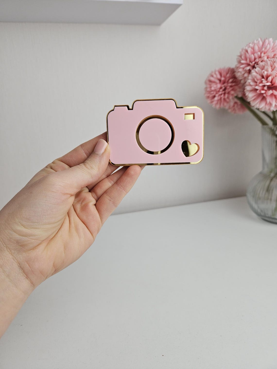 Acrylic Camera Cake Topper: Customizable Photographer Charm - Etsy