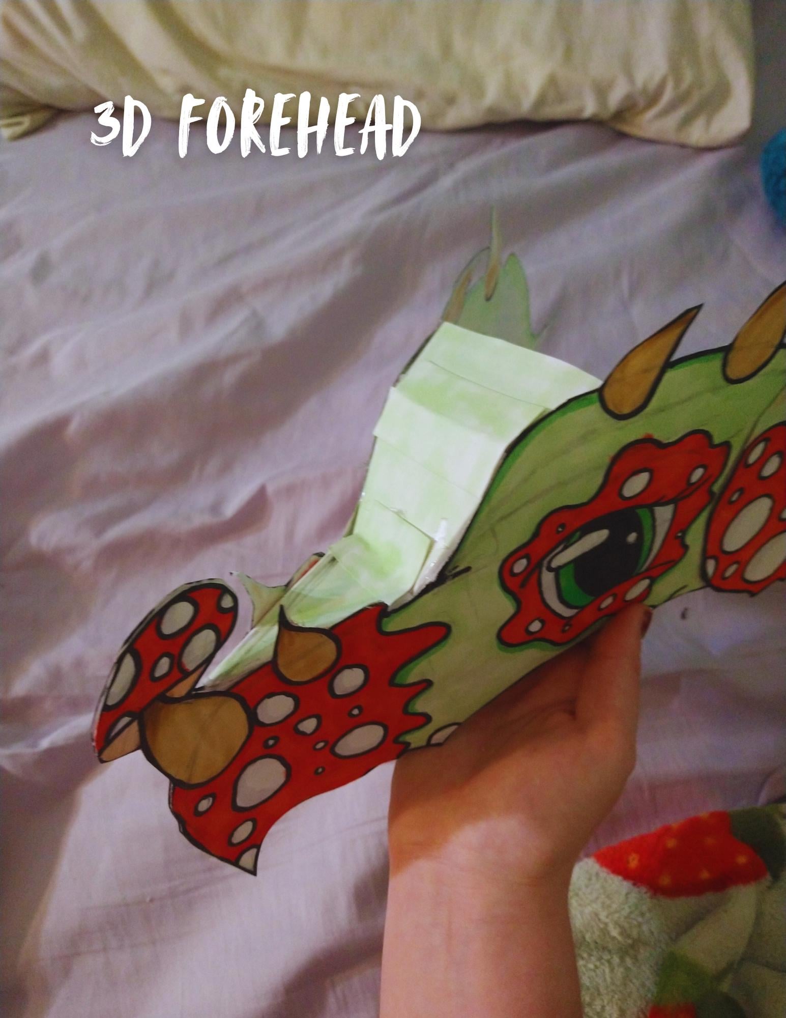 Cute Mushroom Paper Dragon Puppet - Etsy