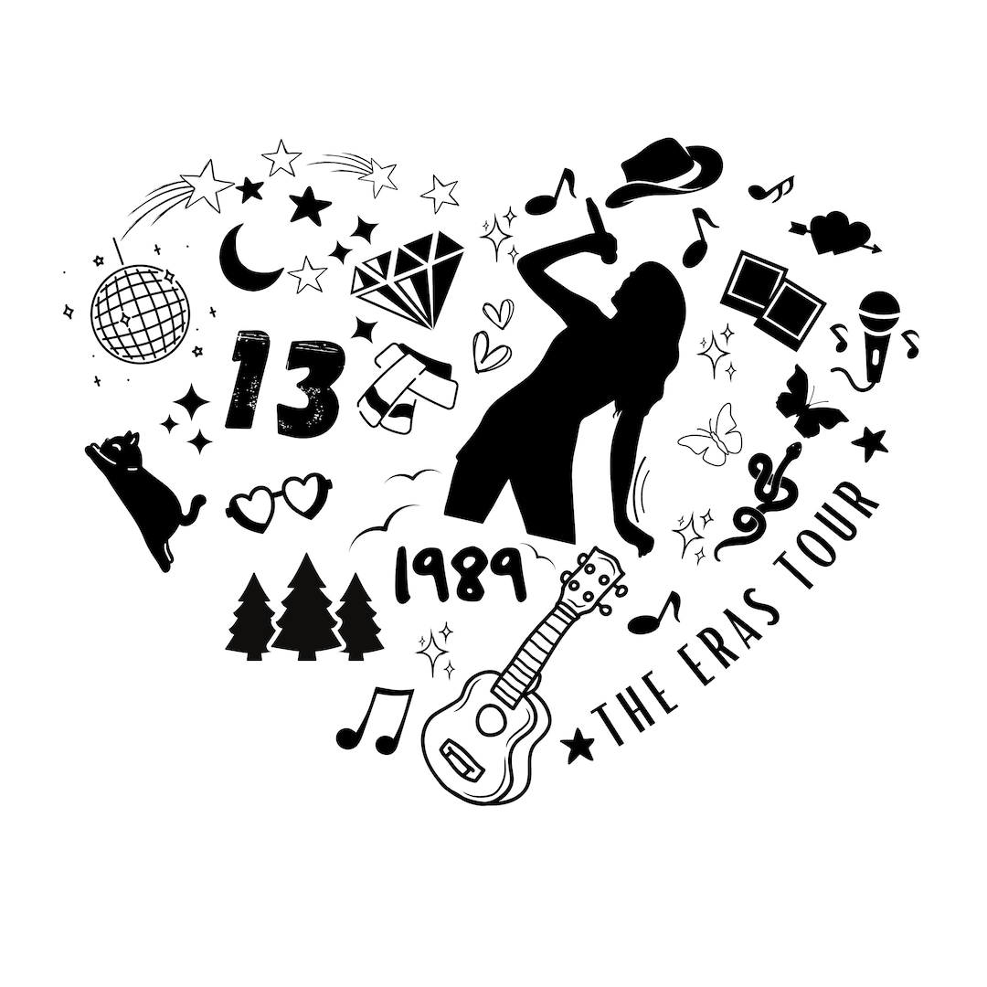 Taylor Swift Heart Svg, Taylor Swift Album Svg, Lover Svg, Taylor ...