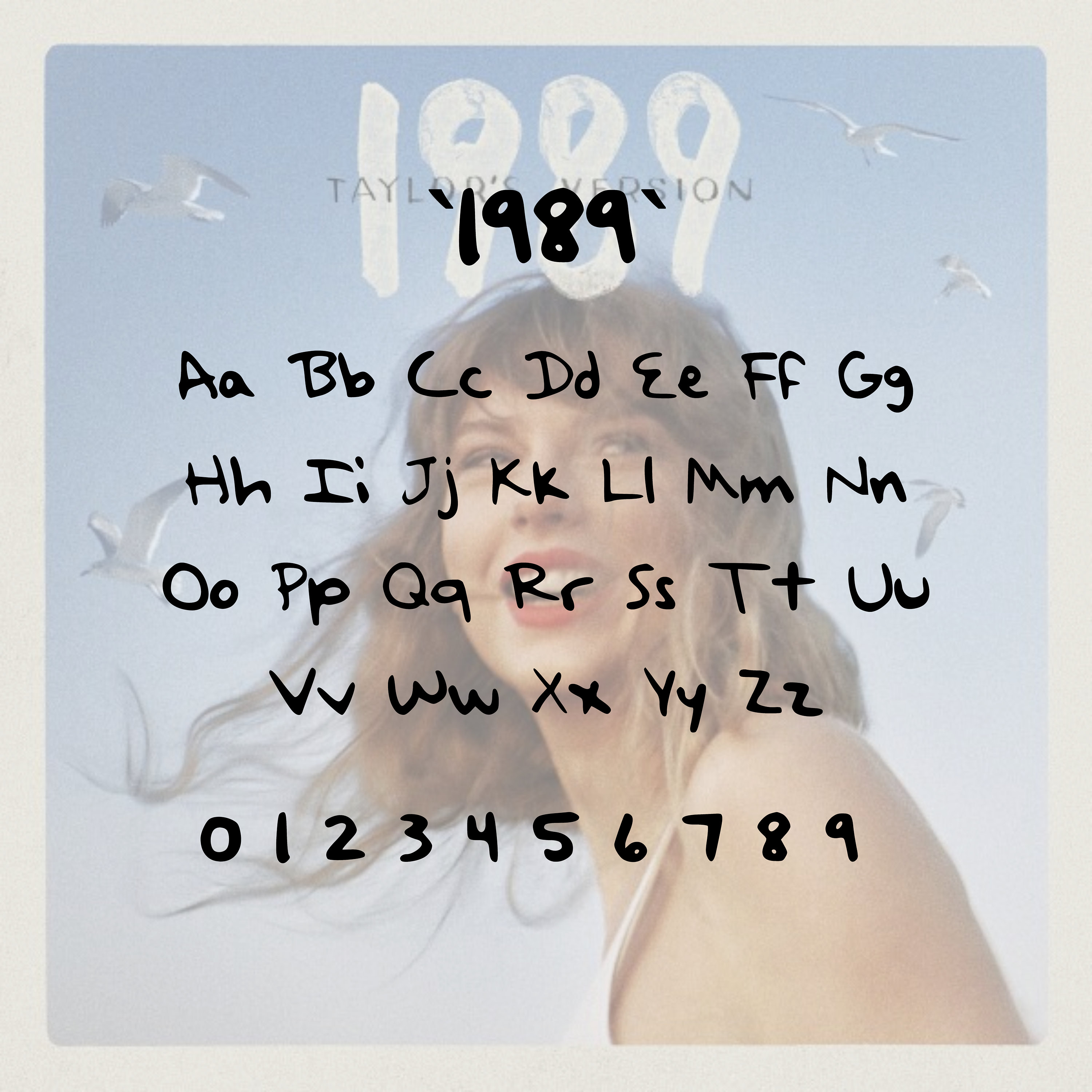 Taylor Swift '1989' Font TTF Font File Eras Tour - Etsy Taylor Swift '1989' Font TTF Font File Eras Tour - Etsy