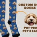 Custom Dog Socks, Customizable Socks With Dog Face, Custom Socks for ...