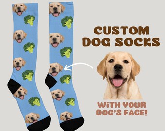 Custom Dog Socks, Customizable Socks With Dog Face, Custom Socks for ...