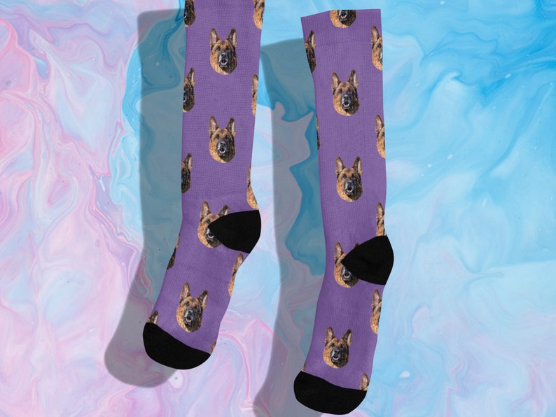 Custom Dog Socks, Customizable Socks With Dog Face, Custom Socks for ...