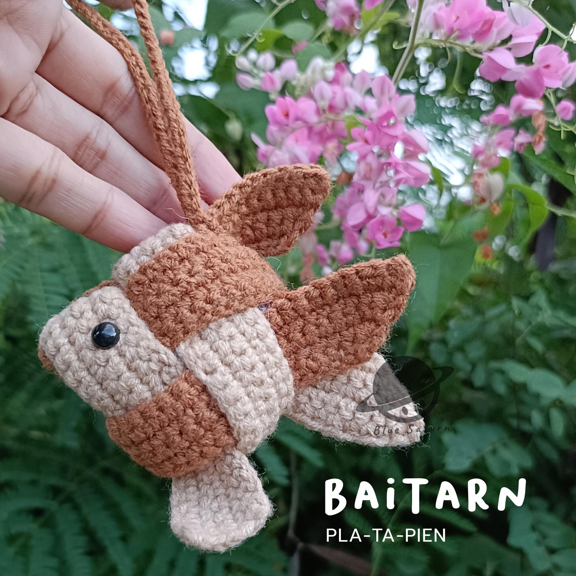 Cute Crochet Thai Carp Keychain Souvenir, Fish Amigurumi, Bag ...