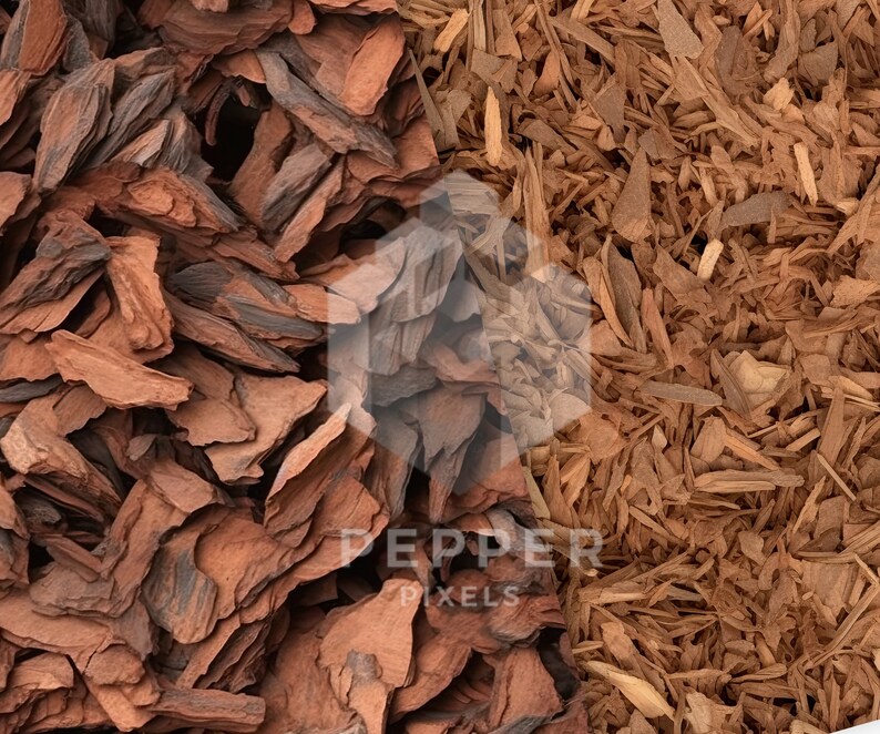 12 Mulch Medley Digital Papers, Seamless Patterns, 12x12, Realistic 3D ...