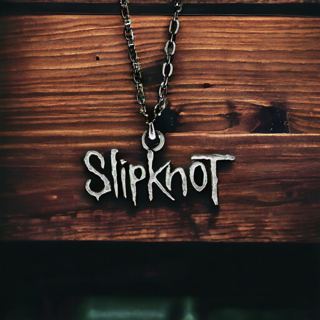 Slipknot Heavy Metal Band Necklace, Metallica Jewelry, Rock Band ...