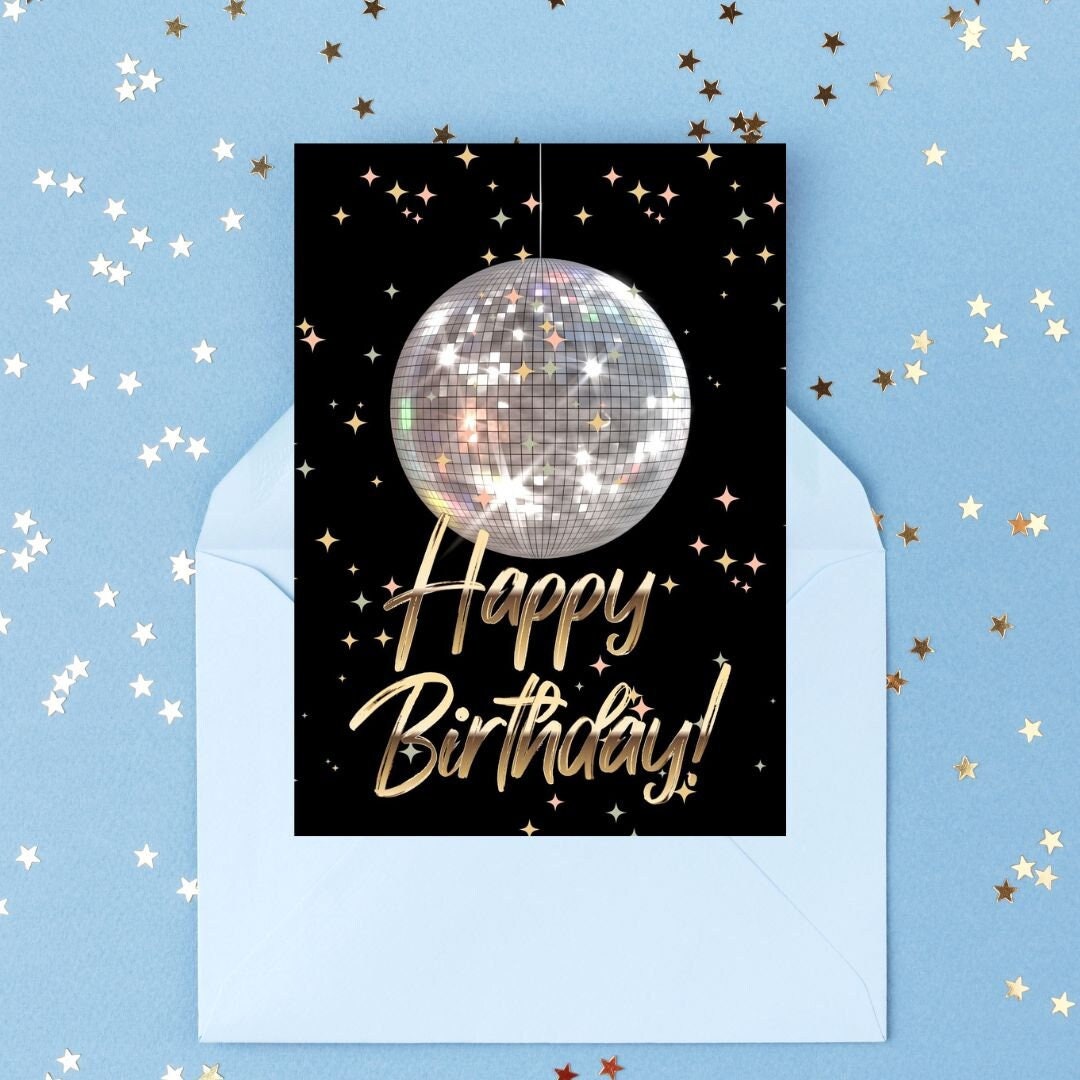 Birthday Postcard, Happy Birthday Postcard, Printable Postcard ...