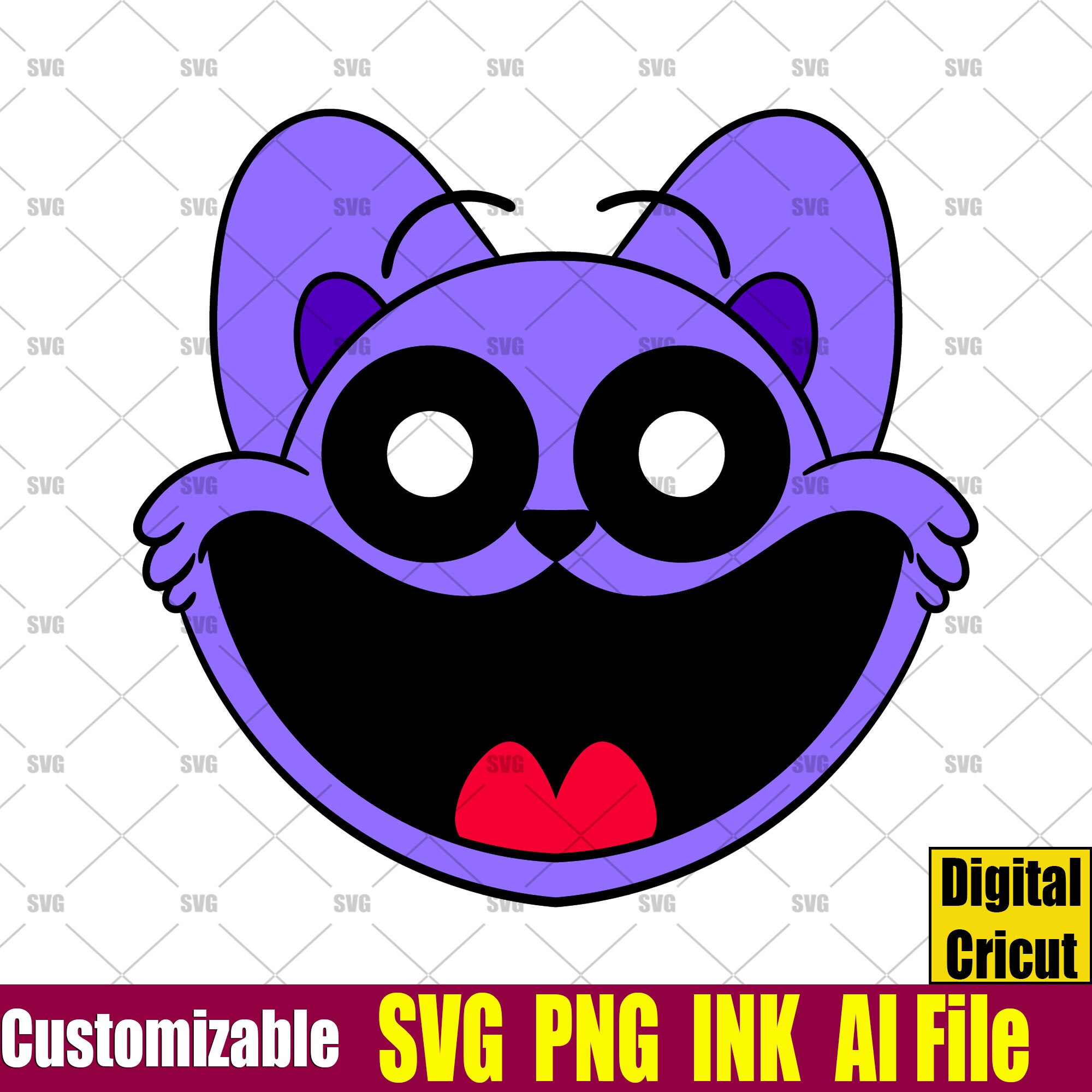 Pomni Catnap SVG From the Amazing Ragatha, Jax Catnap, Catnap SVG ...