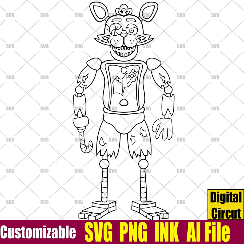 Funtime Foxy Five Nights at Freddys' Featuring the Puppet, Funtime ...