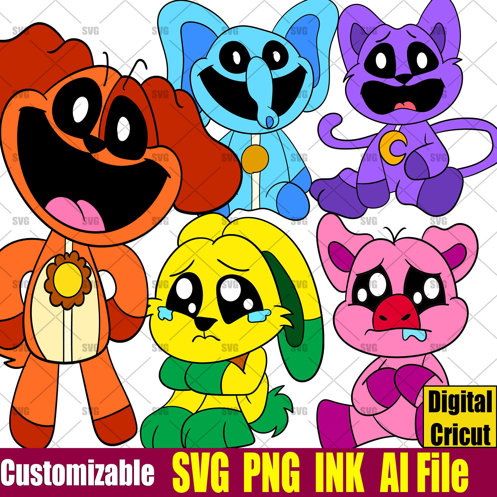 Humanized Pickypiggy SVG Humanized Hoppy Hopscoth Coloring Pages ...