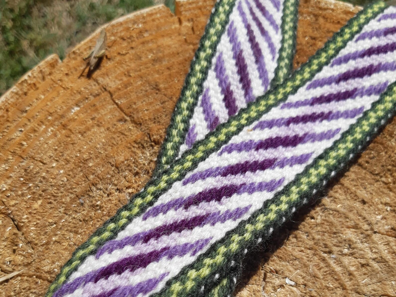 Very Wide Handwoven Woolen Belt – Berry - Etsy