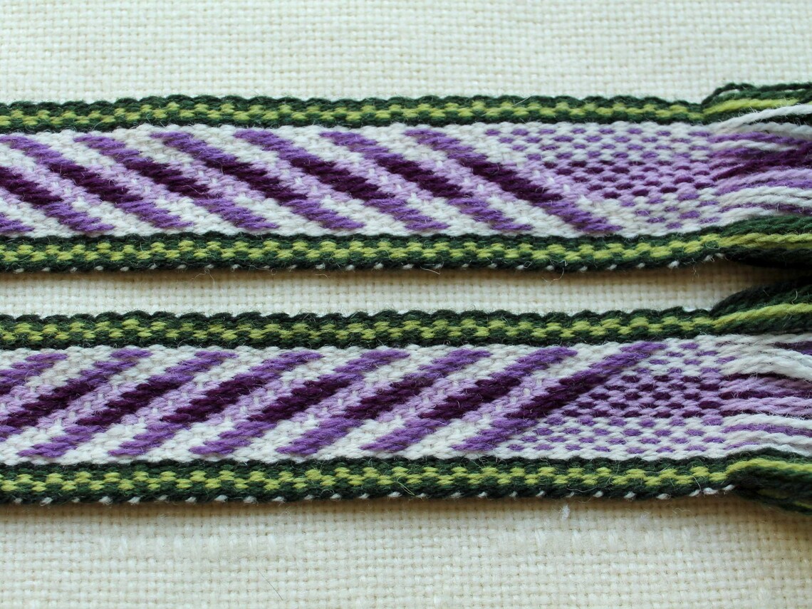 Very Wide Handwoven Woolen Belt – Berry - Etsy
