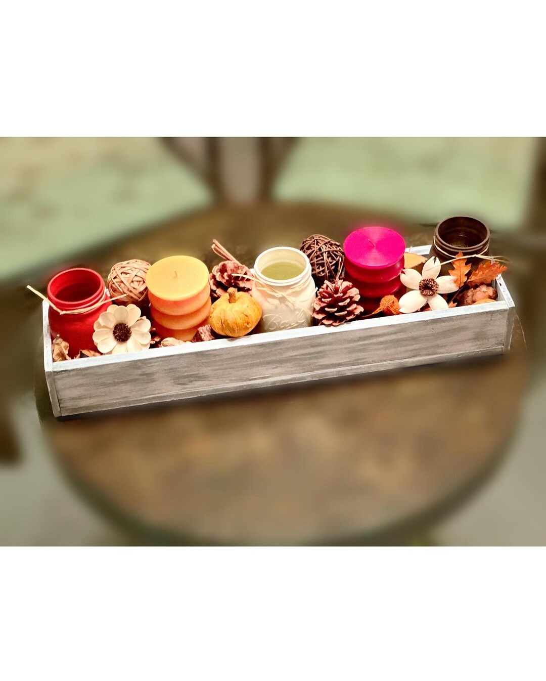 Rustic Centerpiece Tray(custom Available) - Etsy