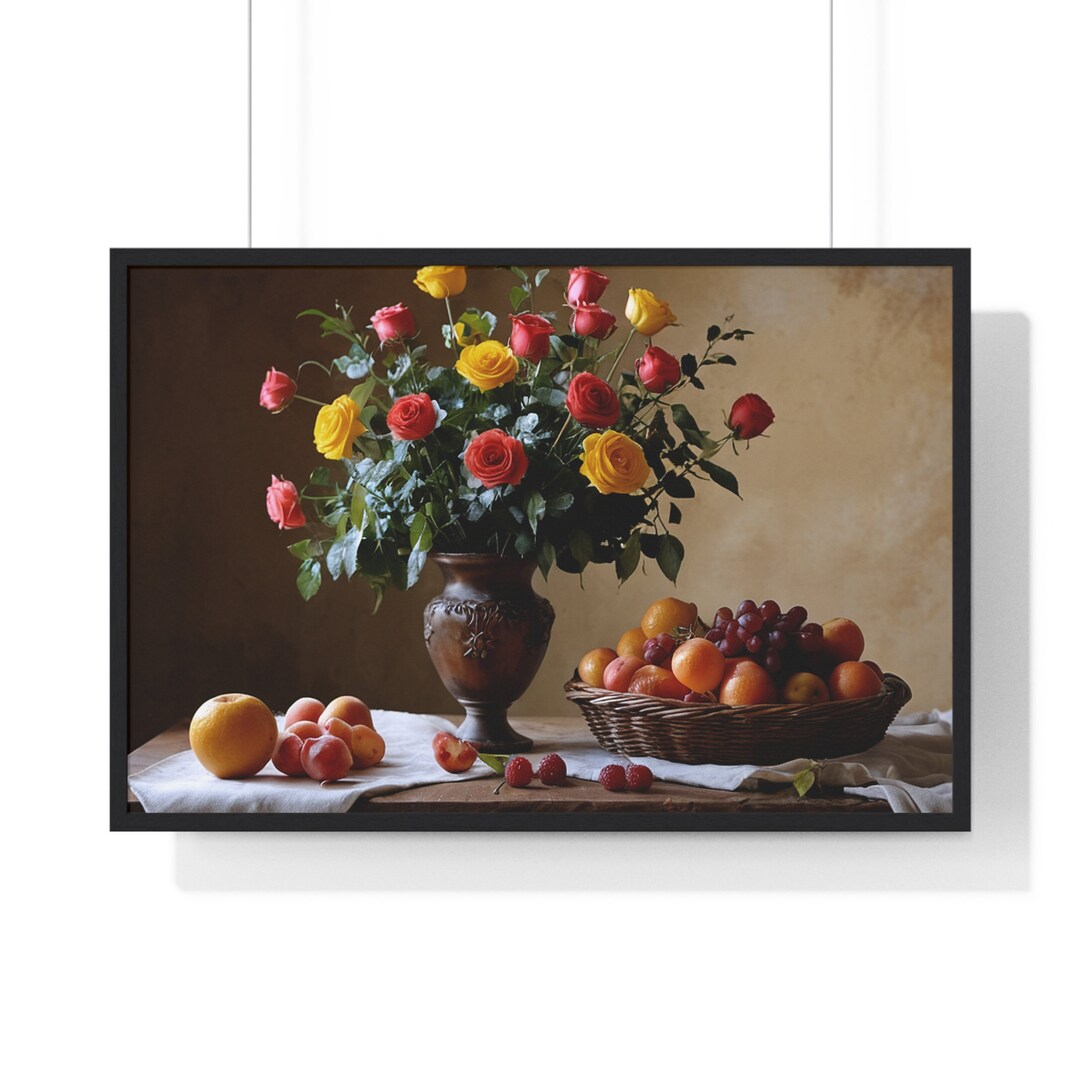 Still Life From the 1980s Horizontal Framed Poster - Etsy