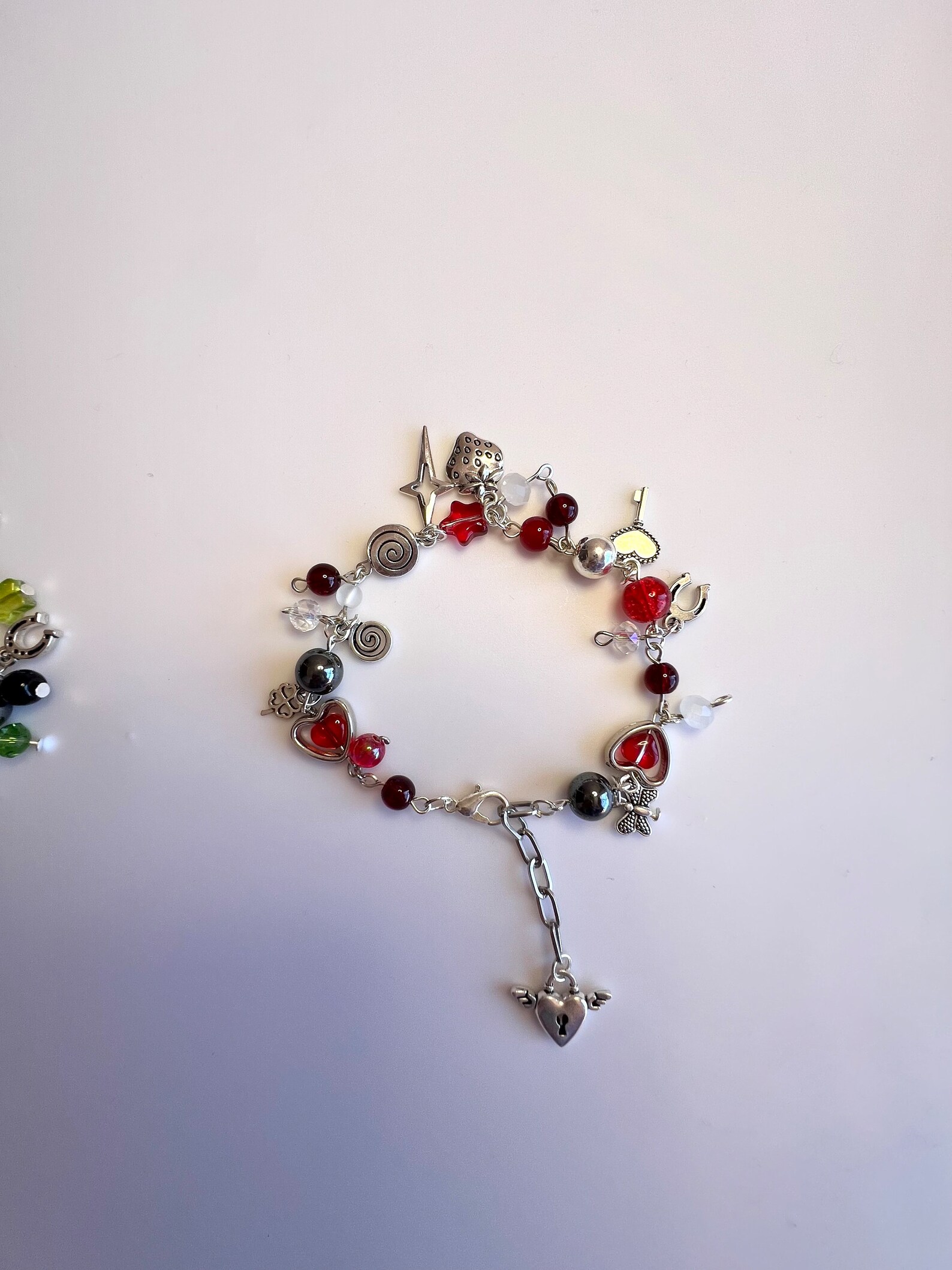 Lady Bug and Cat Noir Handmade Beaded Cute Bracelets, Miraculous ...