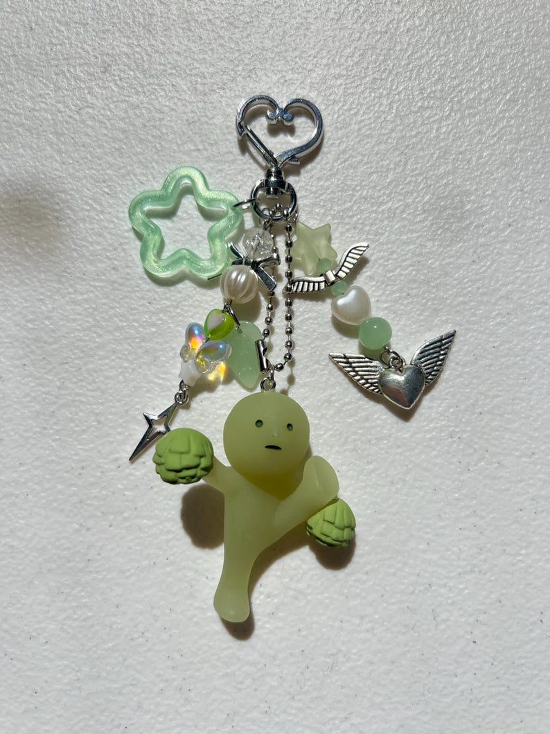 Smiski Keychains/ Made From Authentic Smiski - Etsy