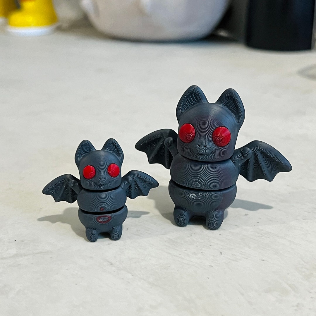 3D Printed Mini Bat Multiply Sizes Available Assorted Sensory Pets ...