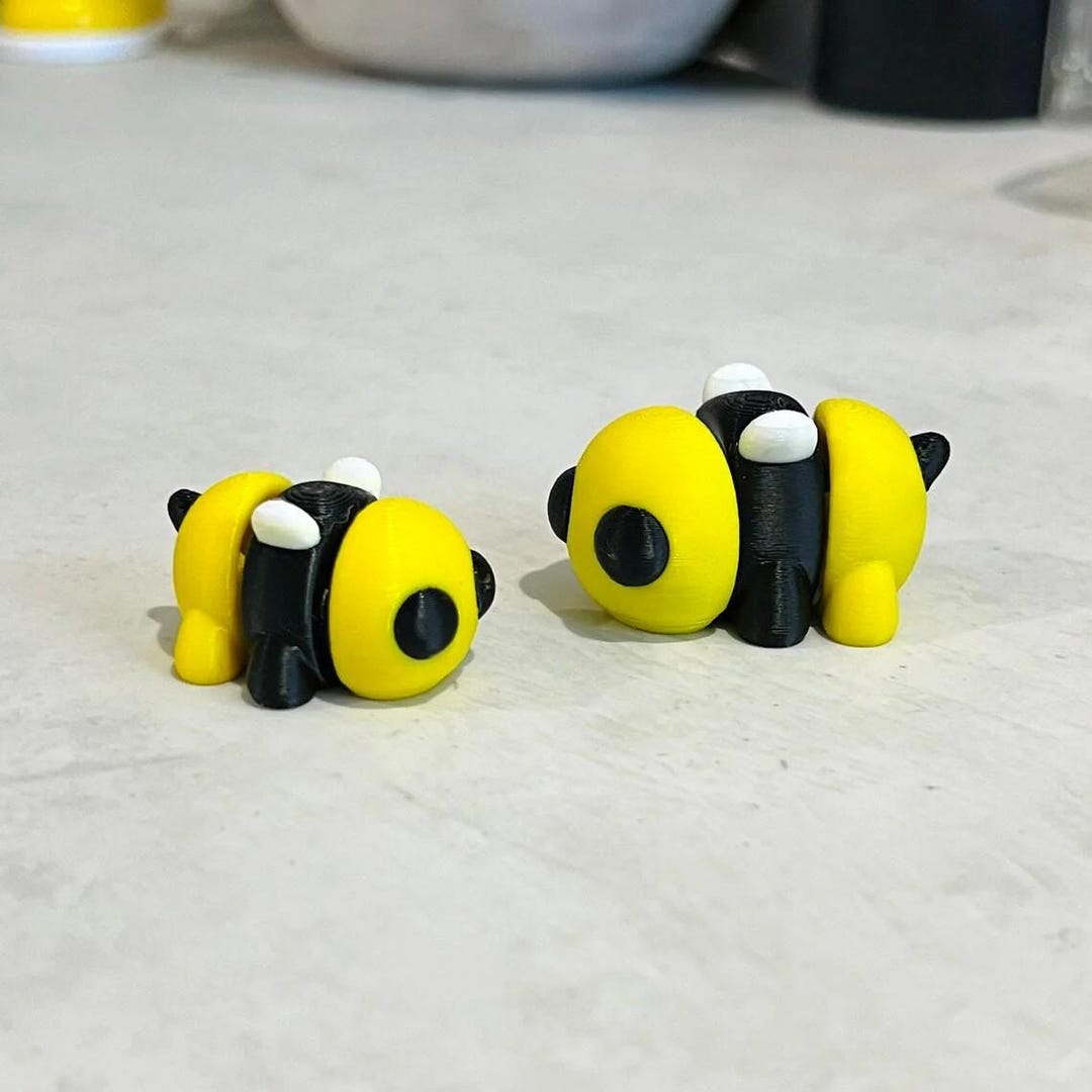 3D Printed Bumble Bee Fidget Toy – Articulated Sensory Pet - Etsy