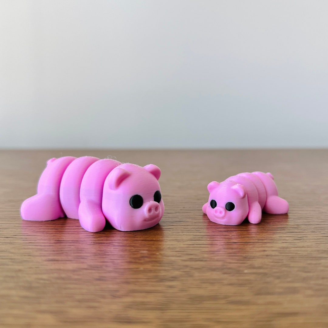 3D Printed Mini Pigs Multiply Sizes Available Assorted Sensory Pets ...