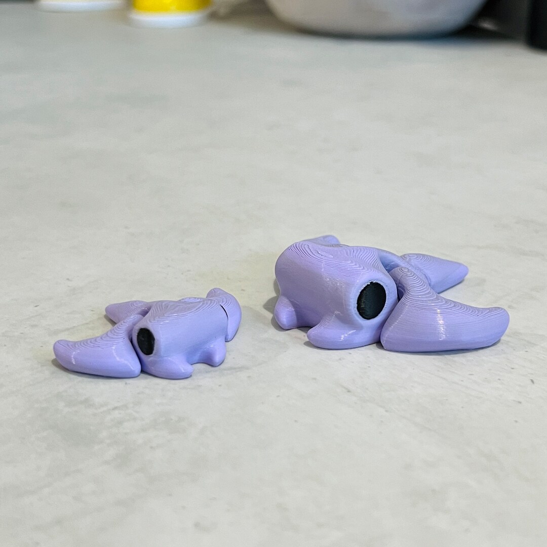 3D Printed Mini Stingray Multiply Sizes Available Assorted Sensory Pets ...