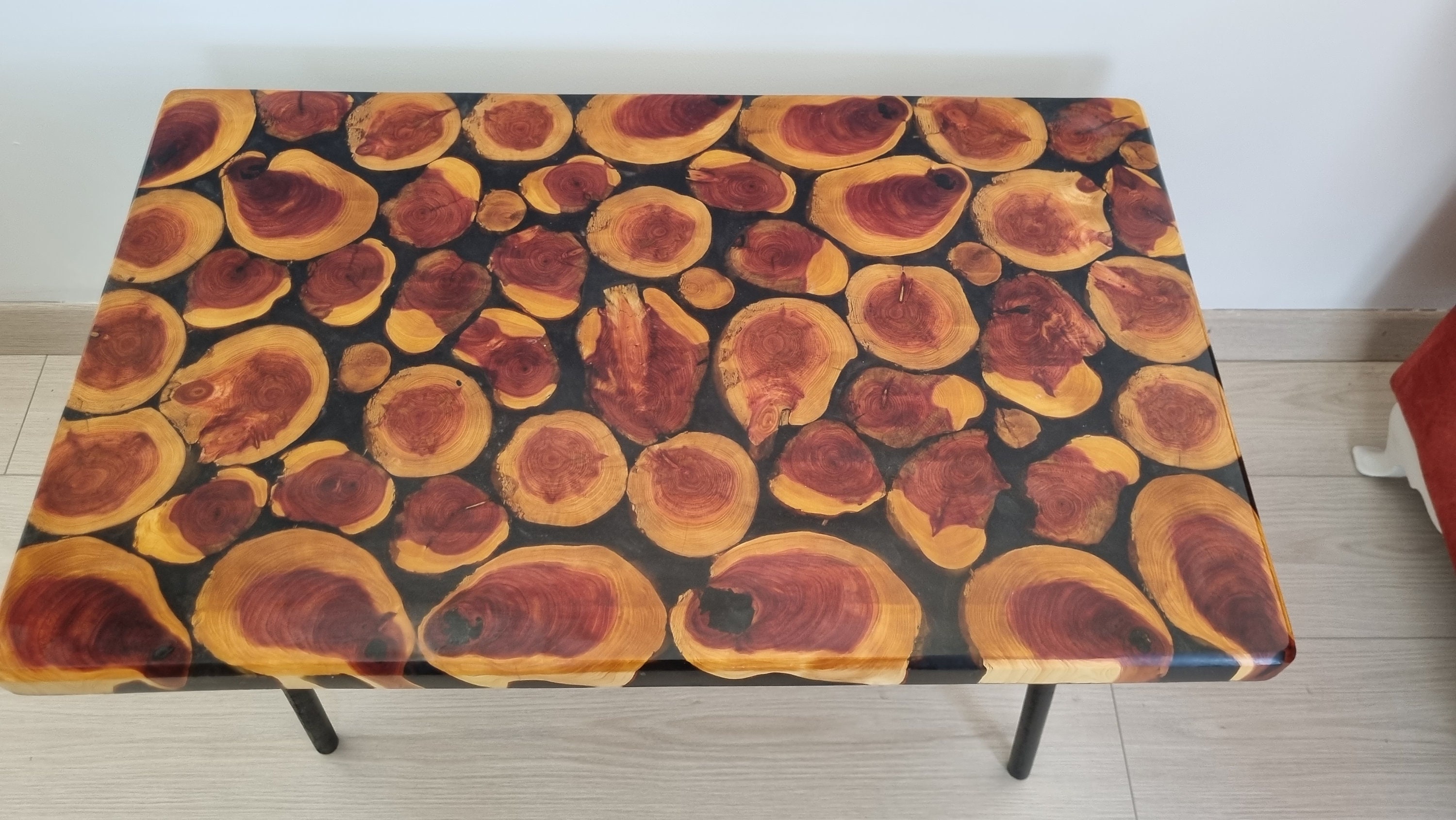 Juniper Epoxy Coffe Table Valentines Gift - Etsy
