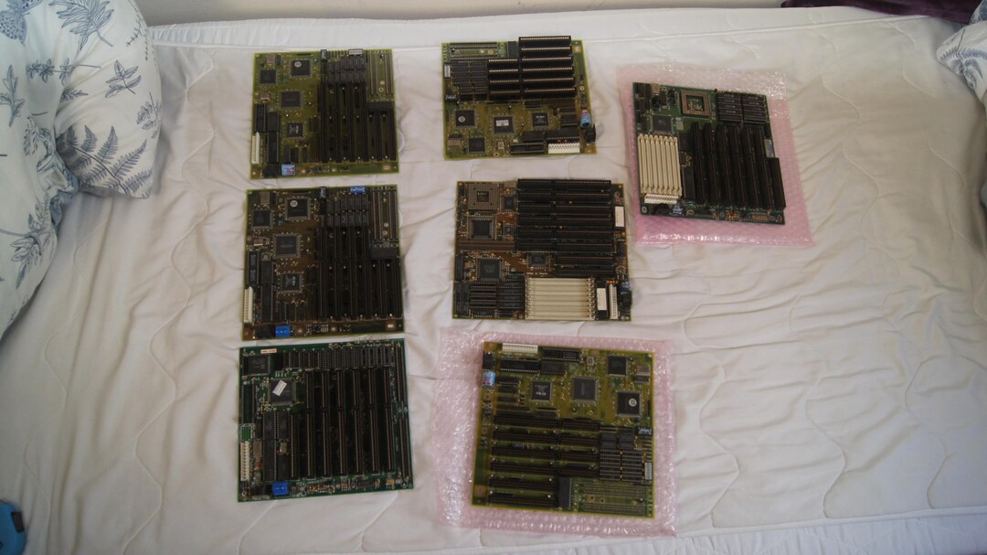 Set of 7 Vintage Computer Motherboards (ISA Slot) for Part or Repair - Etsy