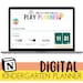 The Play Planner: Kindergarten Teacher Notion Template Digital Teacher ...