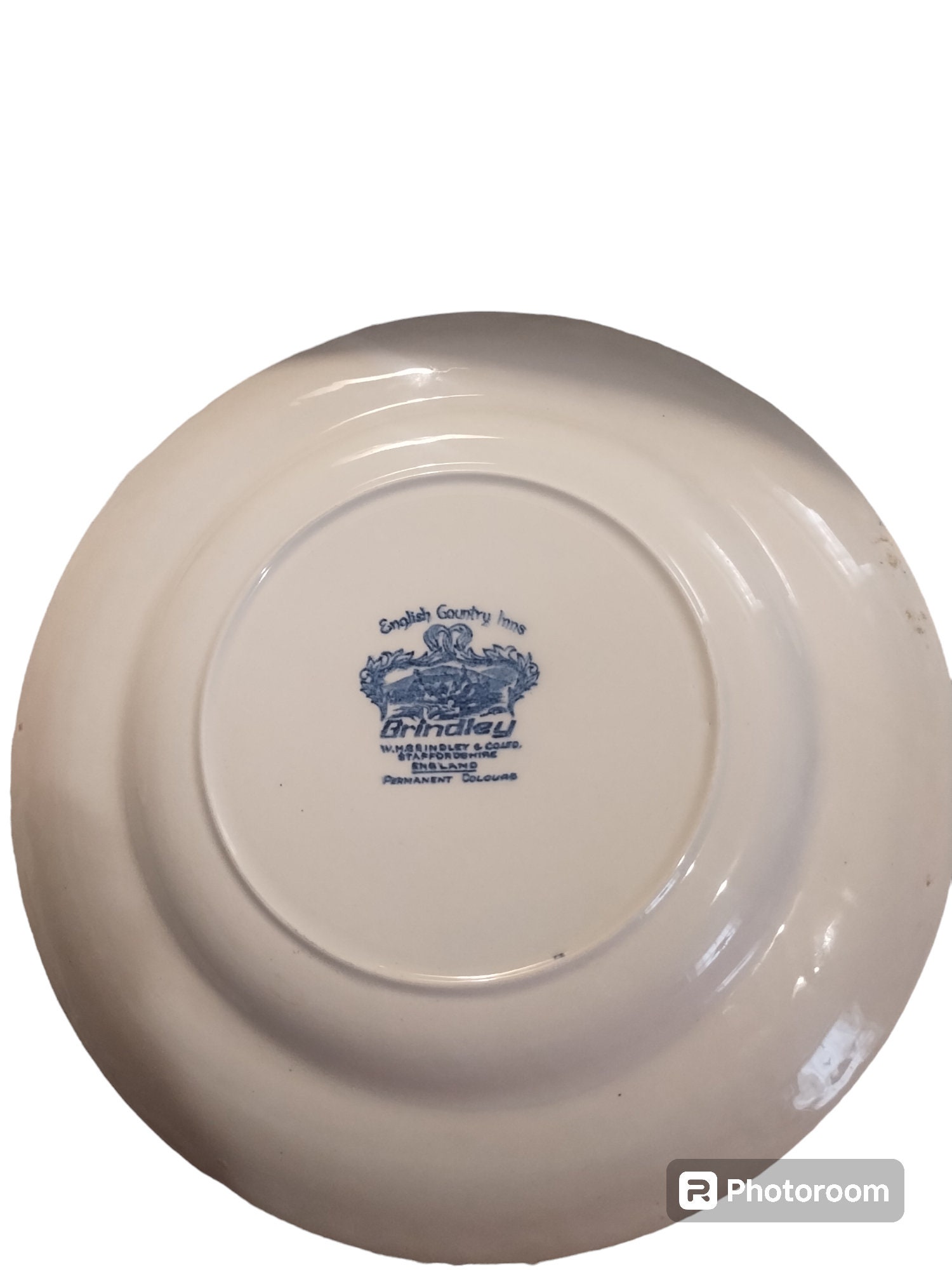 Vintage Rustic Farmhouse Blue Collectible Plate Gift Giving Bridal ...