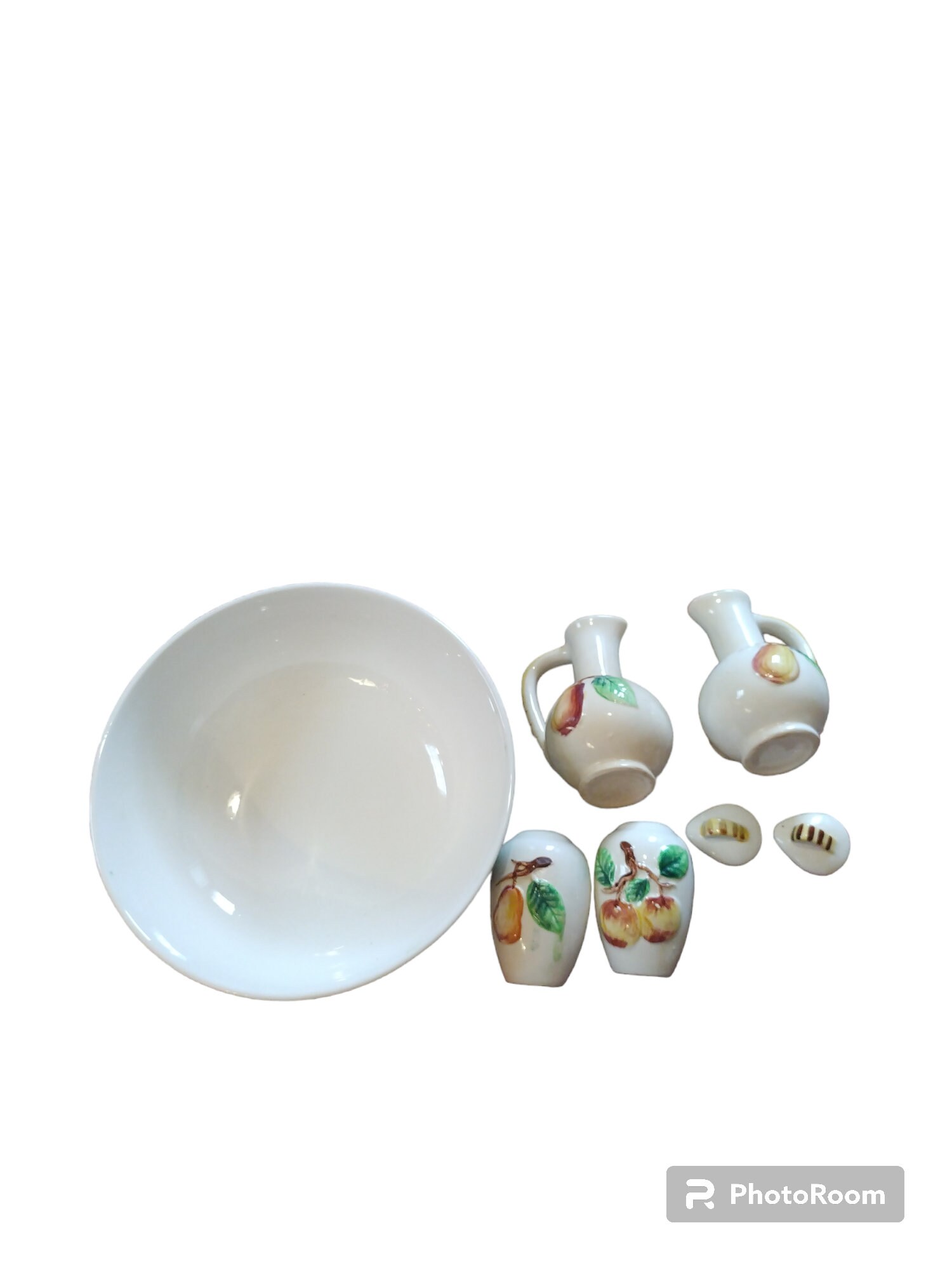 Set of 5 Pieces Vintage Kitchen Set Ceramic - Etsy