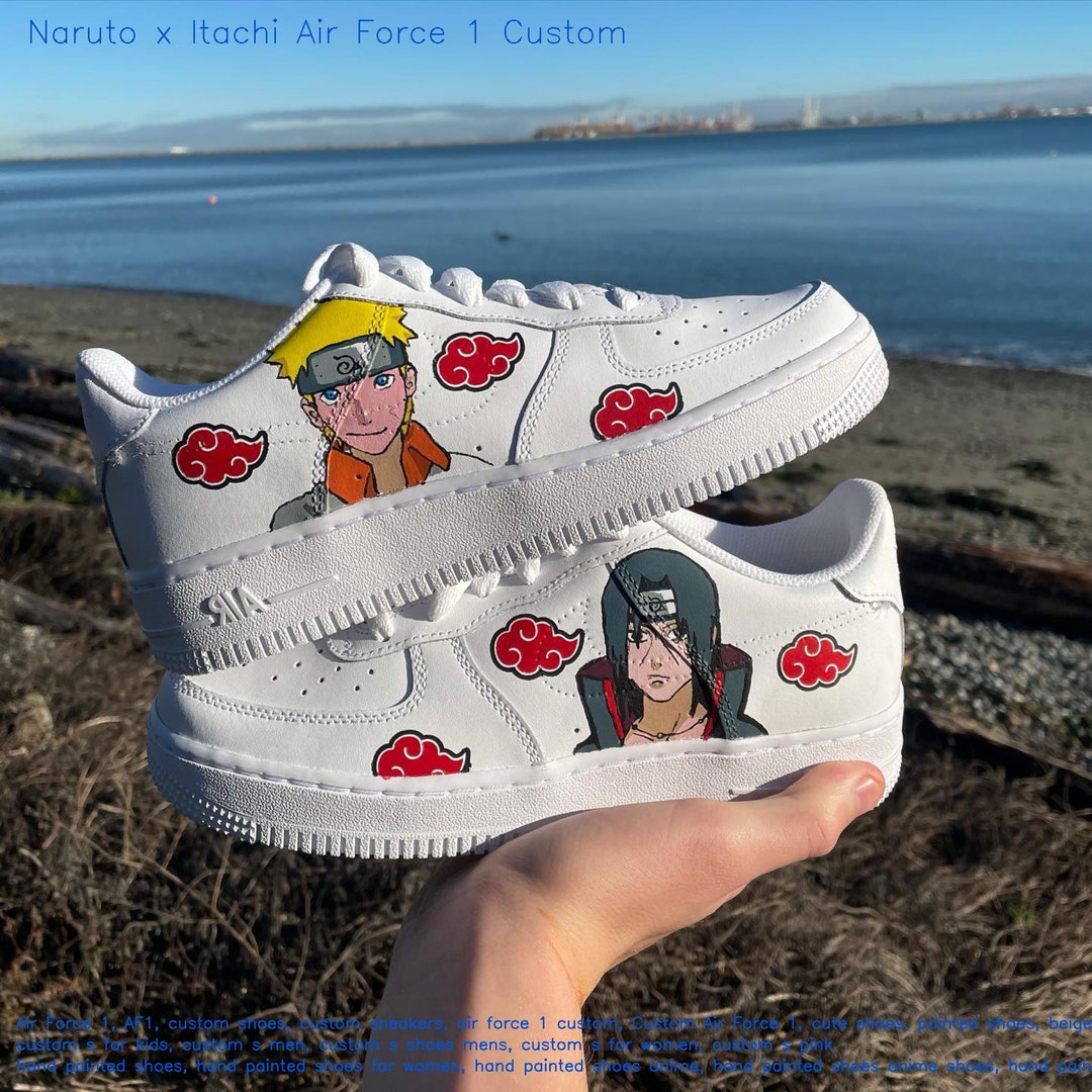 Naruto X Itachi Air Force 1 Custombuy Now: Luxetsy.com/et-0606 - Etsy
