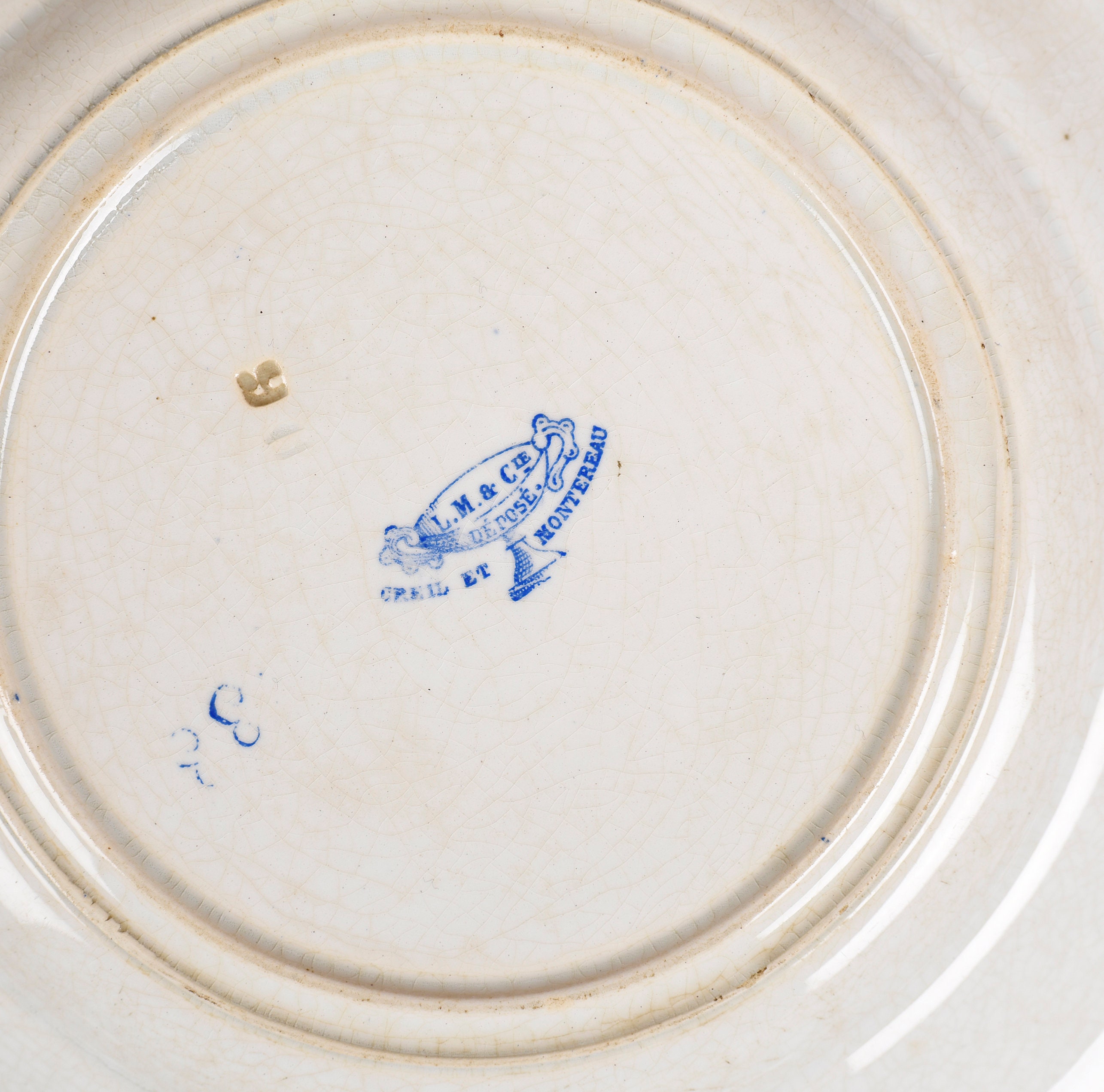 Creil Et Montereau Antique Plate Collection Around the World in 80 Days ...