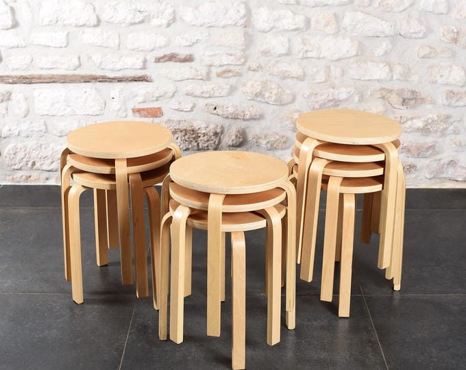 IKEA FROSTA Vintage IKEA Stools. Stool From the 90s. Low and Stackable ...
