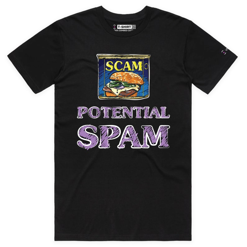 Can of Spam T Shirt, Spam T Shirt, Wordplay T Shirt, Play on Words ...