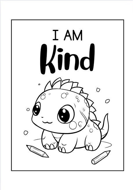 Mental Health Kids Printable Colouring Pages 3 Pages - Etsy