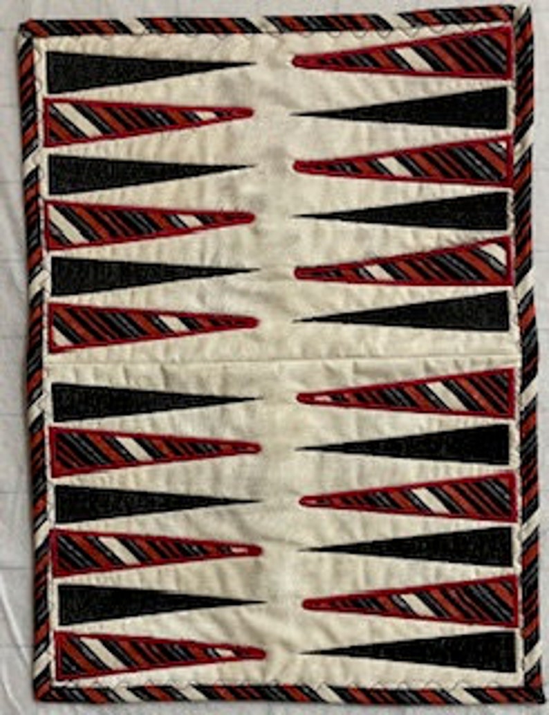 Backgammon Tokens & Game Board, Machine Embroidery, PES, ITH (in the ...