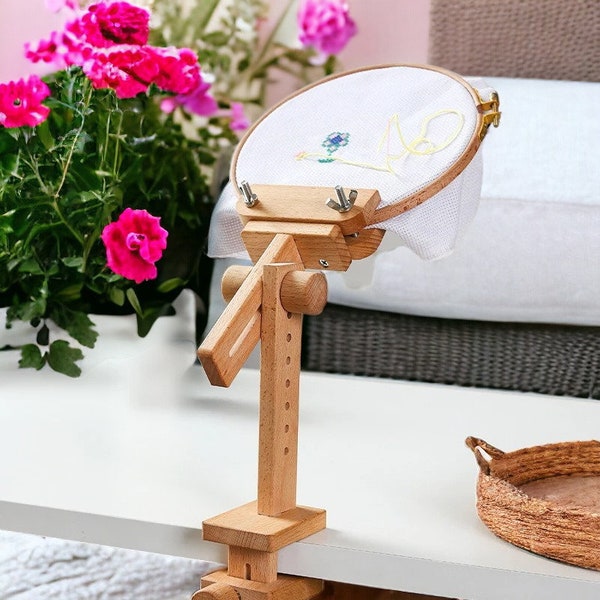 Rotating Embroidery Hoop Stand - Etsy
