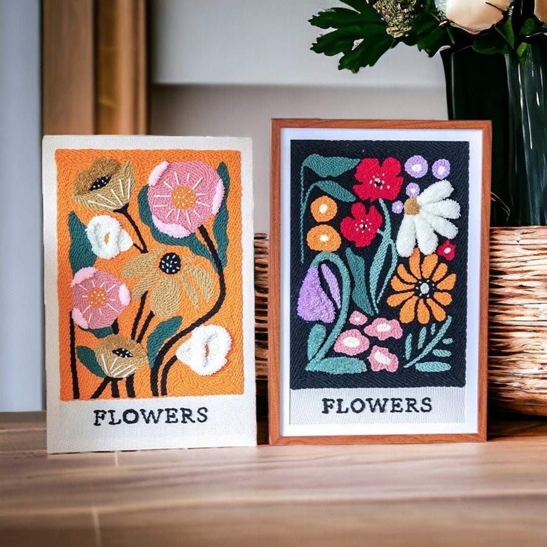 Beginner Punch Needle Kit: Adjustable Needle,punch Needle Kit With ...