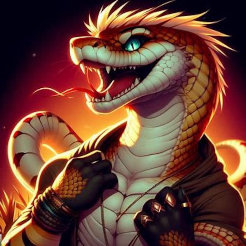 Anthro Snake Fursona Adoptables - Etsy