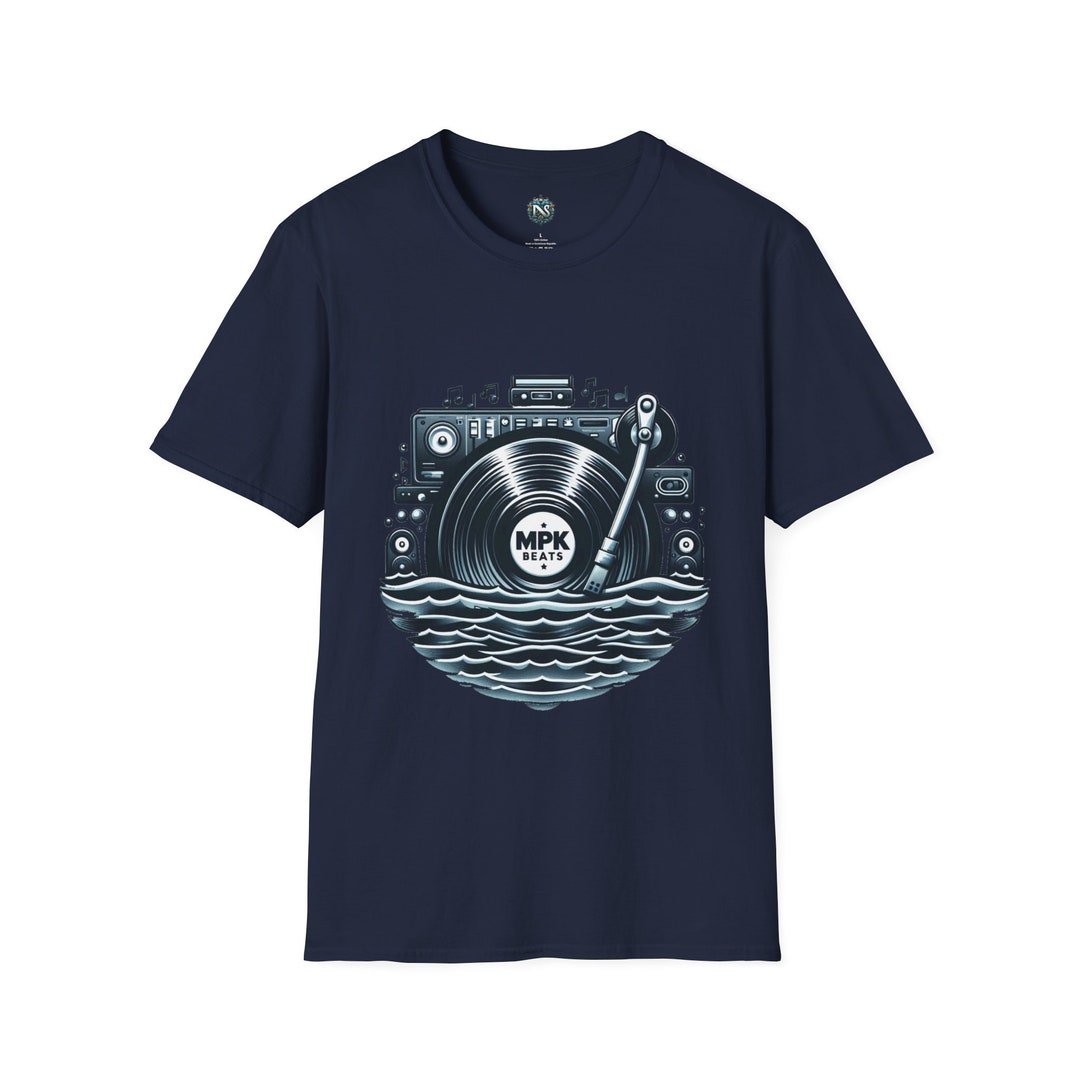 T-shirt Design of Vinyl and Mpc Beats Aquatic Theme - Etsy