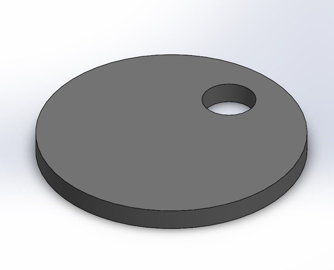 EXCENTRIC CIRCLE PLATE 100 X 8 - Etsy