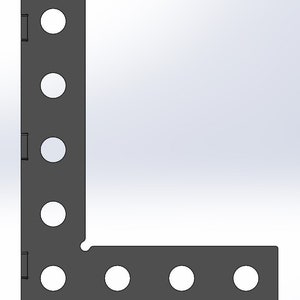 L BLOCK 250 X 200 X 50 - Etsy