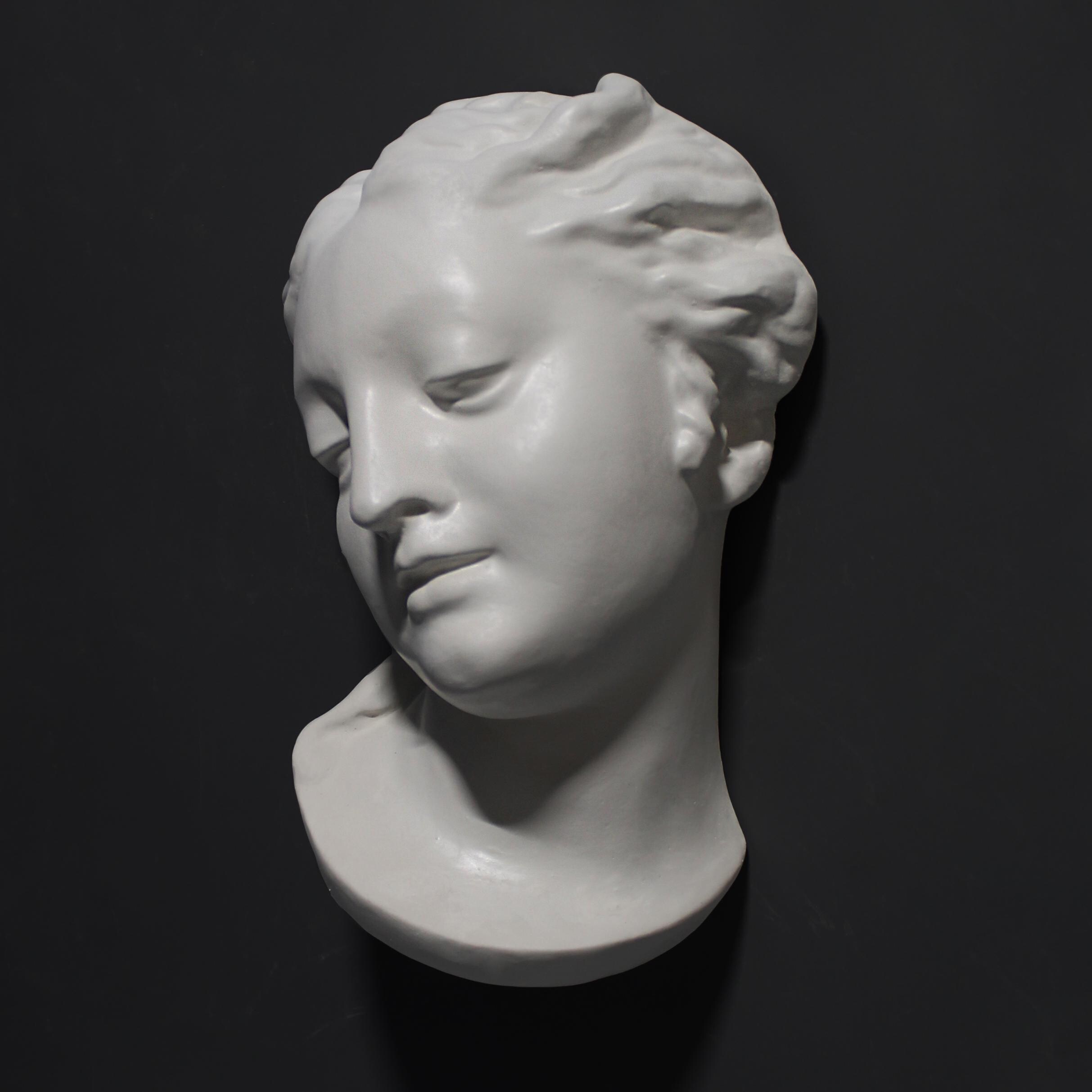 Plaster Mask of a Bather (venus) by Allegretti. Decor for Interior ...